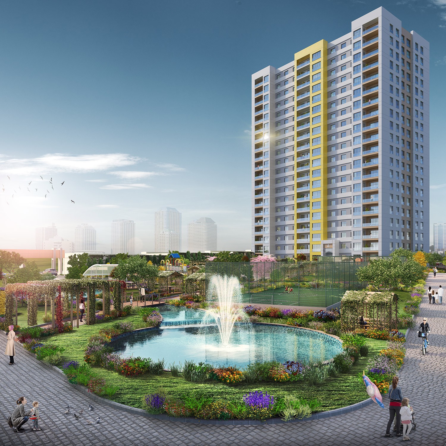 Fanar Realty | Family complex with sea views | Apartments for Sale ...